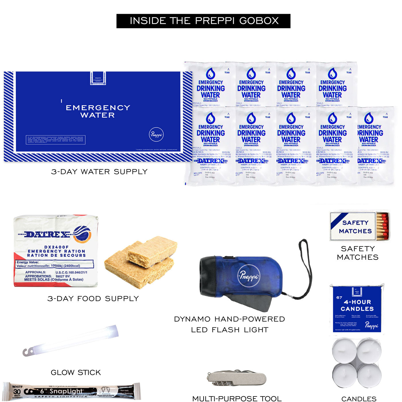 Preppi - Emergency Preparedness Kit Bags