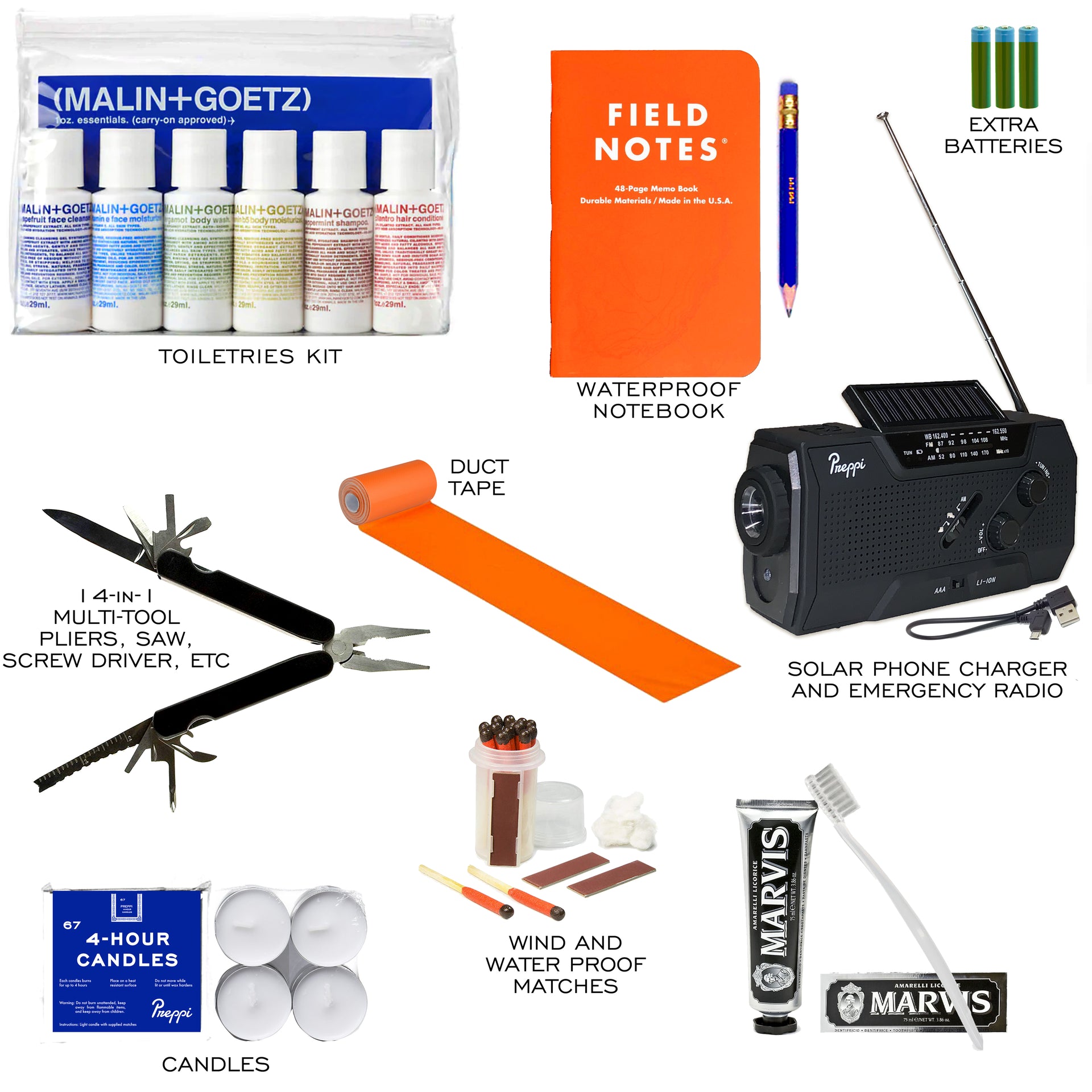 The Prepster Advanced Fireproof Backpack 3Day Emergency Kit – Preppi